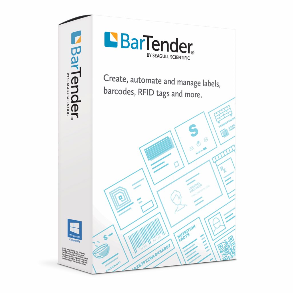 BarTender Starter Edition Label Software BTS-1 1x Lic. for 1 Printer +1 ...