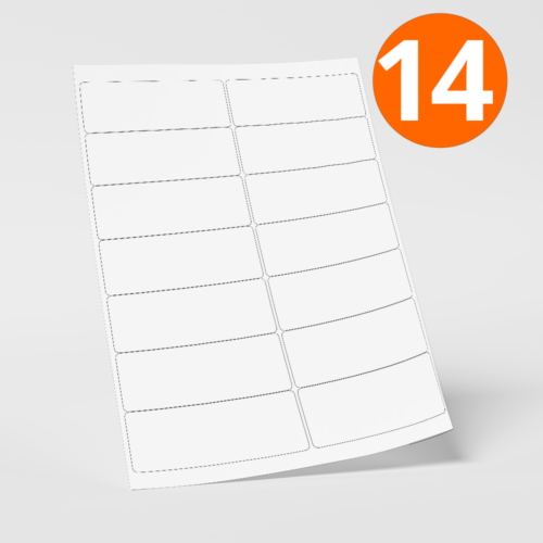 LL40 Plain A4 Labels 40 Labels Per Sheet 45.7 x 25.5mm 500 Sheets ...