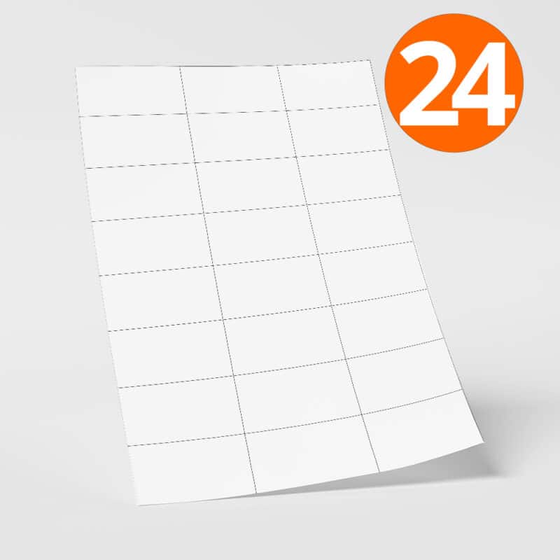 LL24NSE A4 Labels 24 Labels Per Sheet 63.5 x 37mm 500 Sheets | Lotus Labels