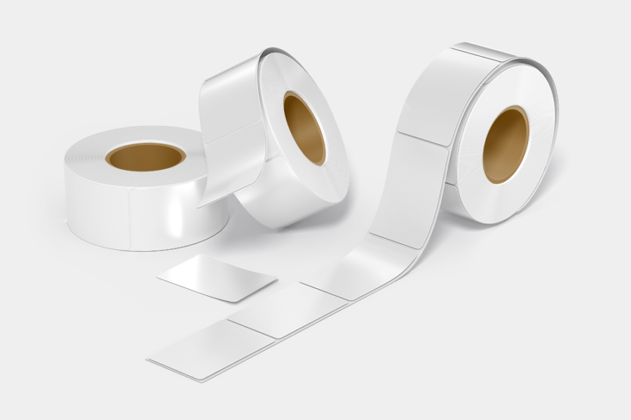 web-ROLLS-WHITE-4Types-Rectangular-perspective | Lotus Labels