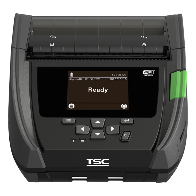 TSC Portable TT Label Printer Alpha-40L RFID, 203 dpi, 5 ips + WiFi ...