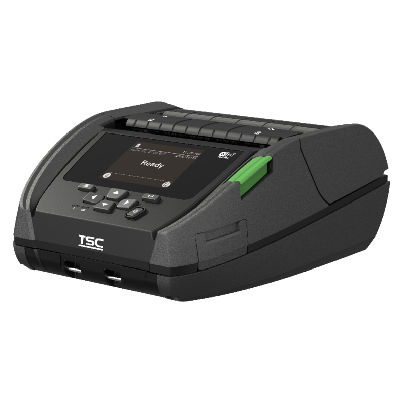 TSC Alpha-40L Portable TT Label Printer + MFi Bluetooth + Linerless ...